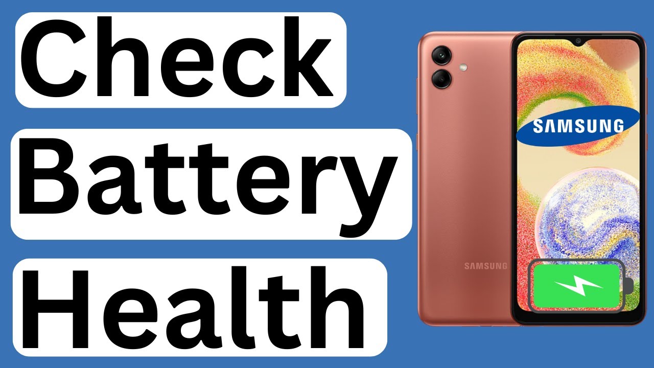 How to Check Battery Health on Samsung Phones - Easy to Follow - YouTube