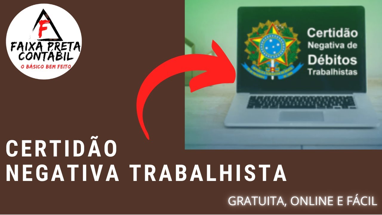 Como emitir a Certidão Trabalhista? - YouTube