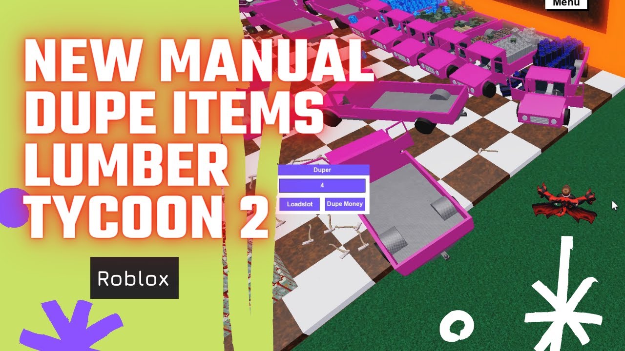 New Manual Dupe Items Lumber Tycoon 2 Using Jj Sploit Youtube