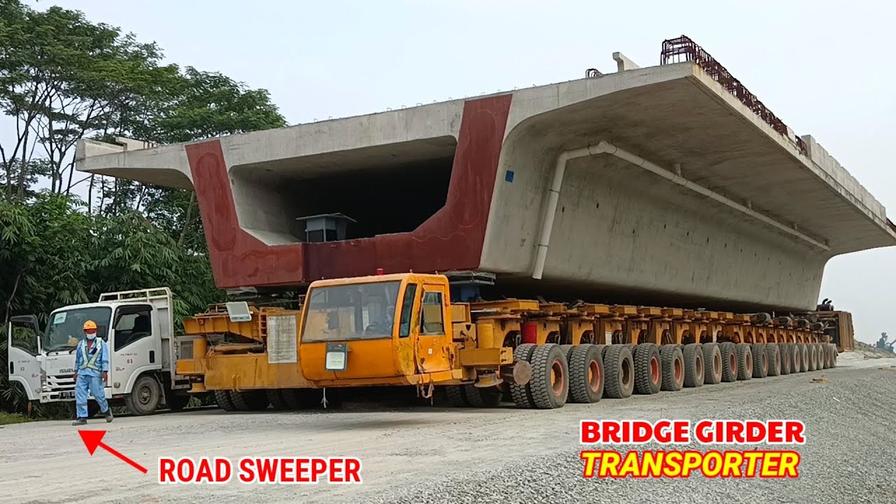 Section 2 Bridge Girder Transporter Proyek Kereta Cepat Indonesia 🇮🇩 ...