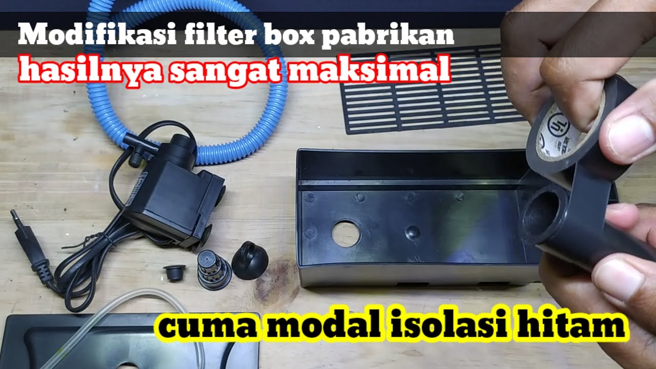 Modifikasi filter set box pabrikan untuk pemula - YouTube