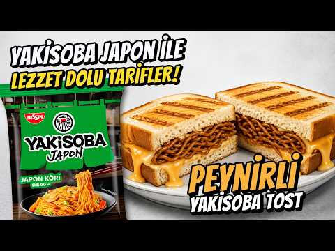 YAKİSOBA Japon İle Lezzet Dolu Tarifler: Peynirli YAKİSOBA Tost