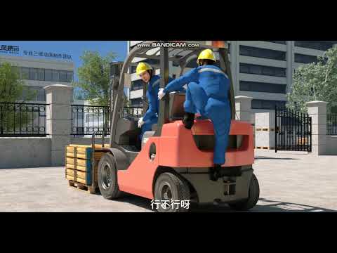 Yaşanmış İş Kazaları Animasyon Forklift Kazası