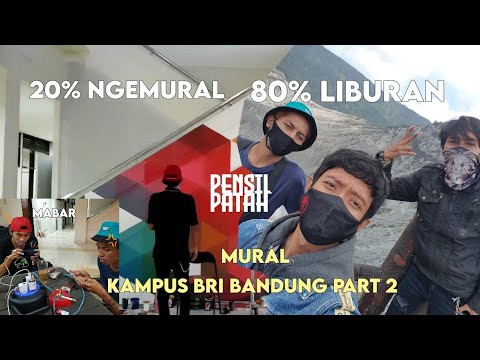 Mural kampus BRI part 2 / mural 20% liburan 80% 😁 - YouTube