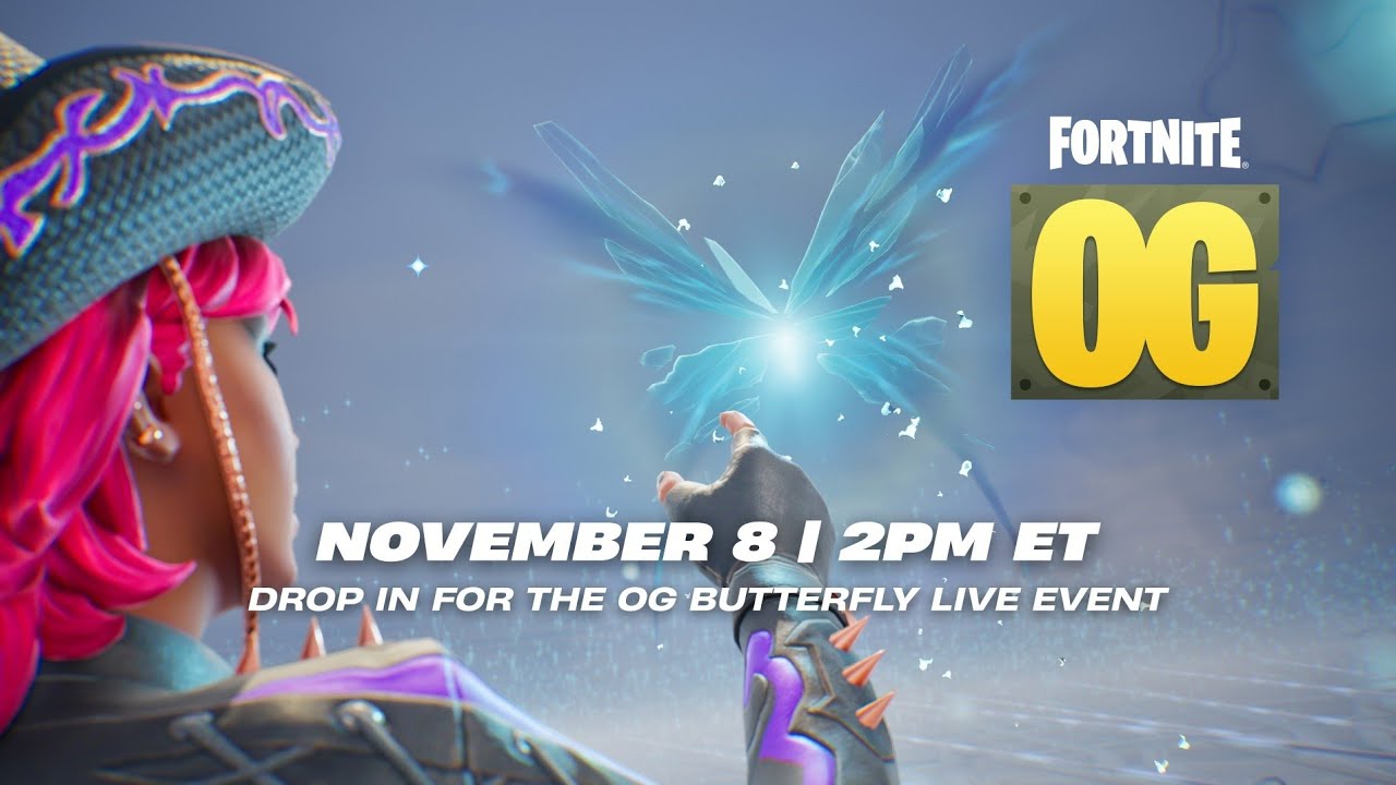 Fortnite OG: Butterfly Live Event - YouTube