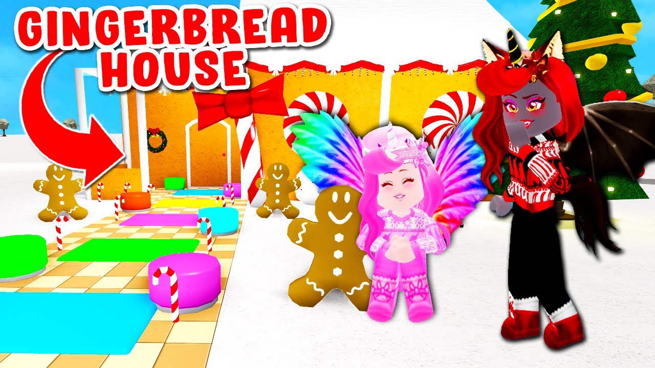 We Made A GINGERBREAD House In Bloxburg! (Roblox) - YouTube