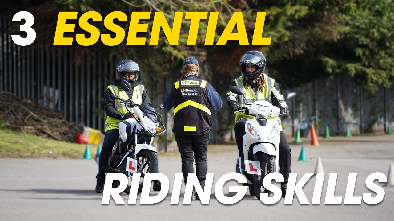 Top three most essential riding skills for motorcyclists - YouTube