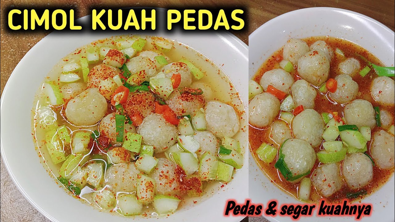 RESEP CIMOL KUAH PEDAS || Resep viral di tiktok ala teteh @maya_david88 ...
