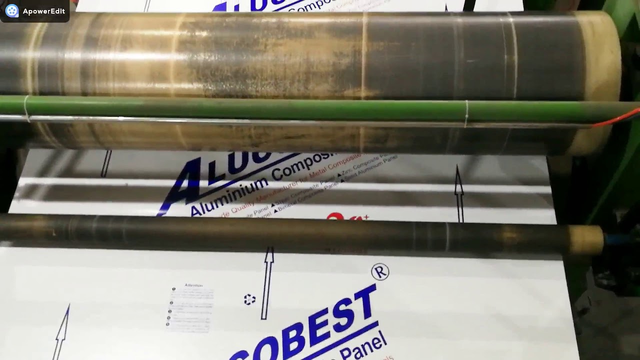 Alucobest 2000 mm width aluminum composite panel - YouTube