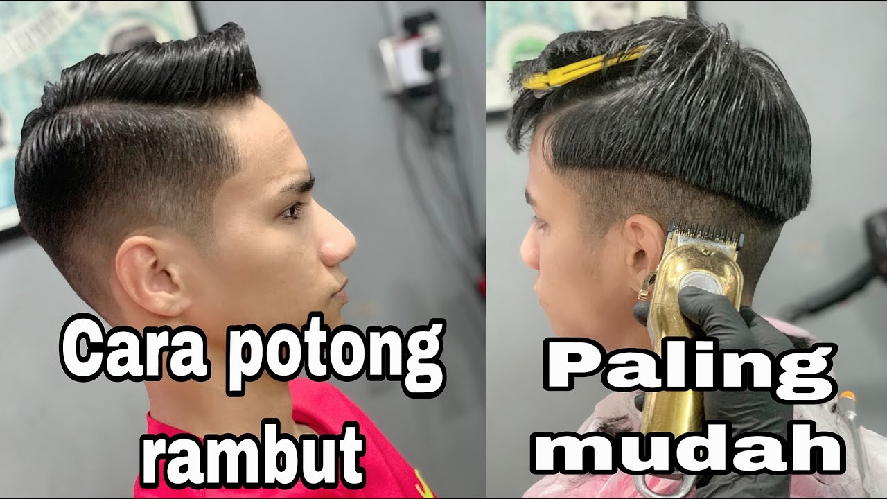 CARA MUDAH POTONG RAMBUT UNTUK PEMULA GUARD 1 🔥🔥 - YouTube