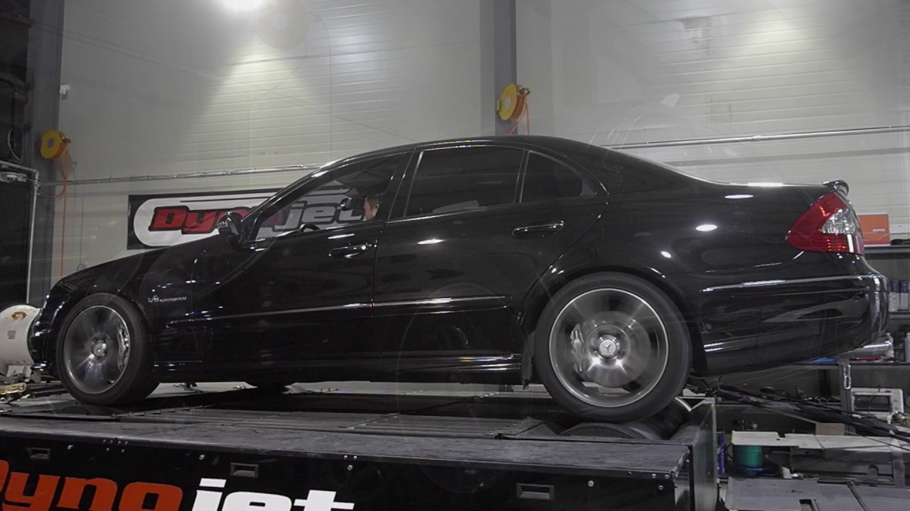 Mar's ECU Tuning MB W211 E55 AMG 457 WHP !!! - YouTube