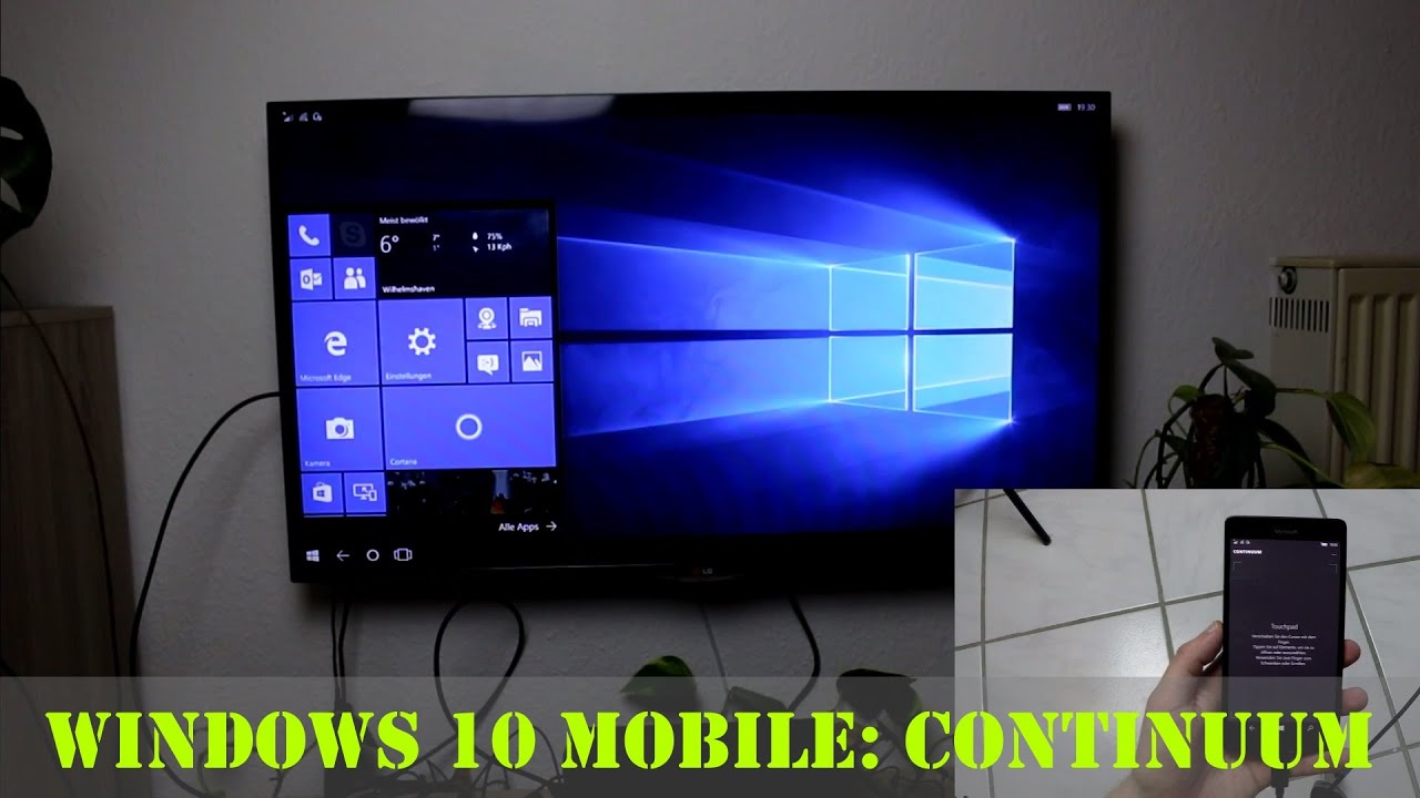 Windows 10 Mobile: Continuum mit dem Lumia 950 XL (Deutsch) | InstantMobile - YouTube