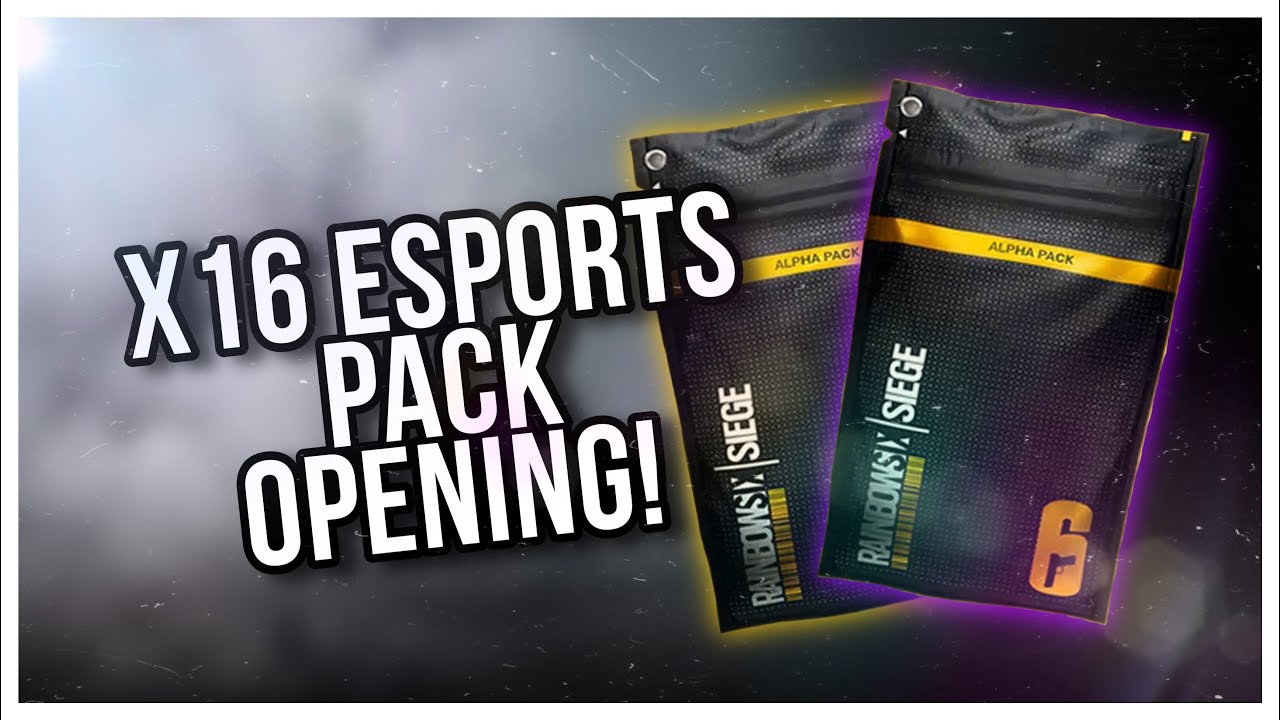 ESports Pack Opening! - Rainbow Six Siege - YouTube
