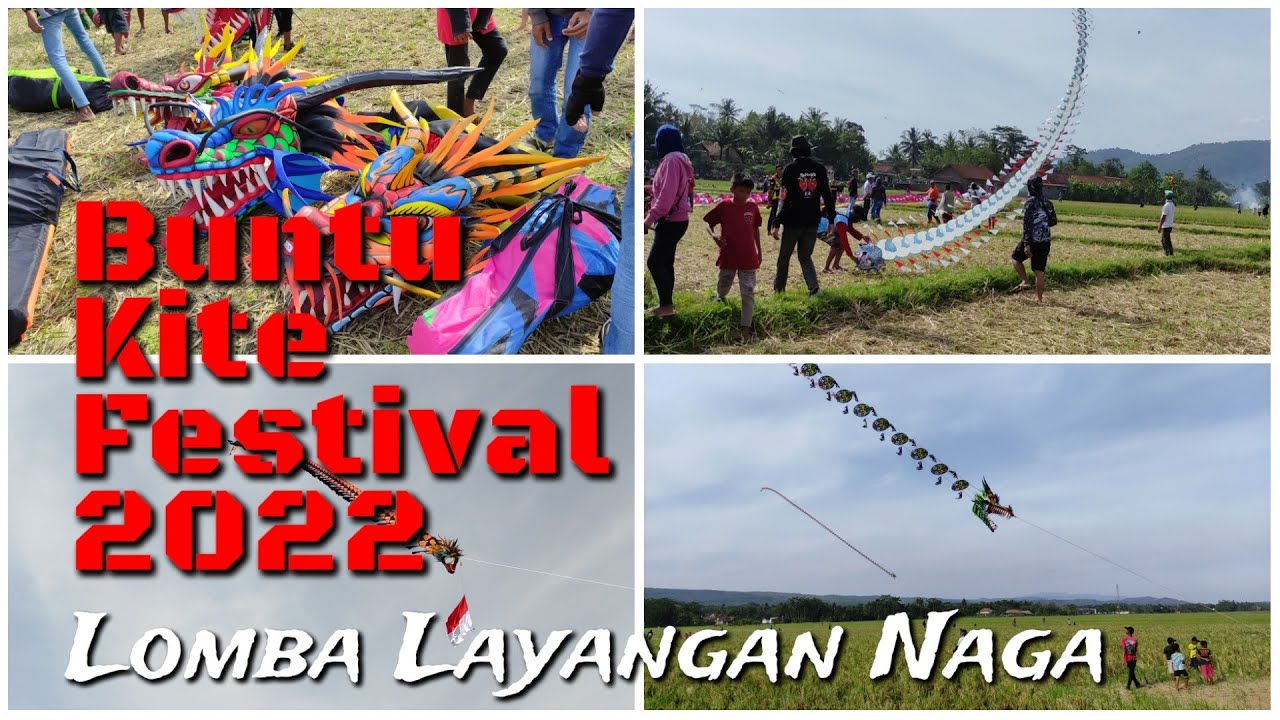 LOMBA LAYANGAN NAGA | Buntu Kite Festival 2022 - YouTube