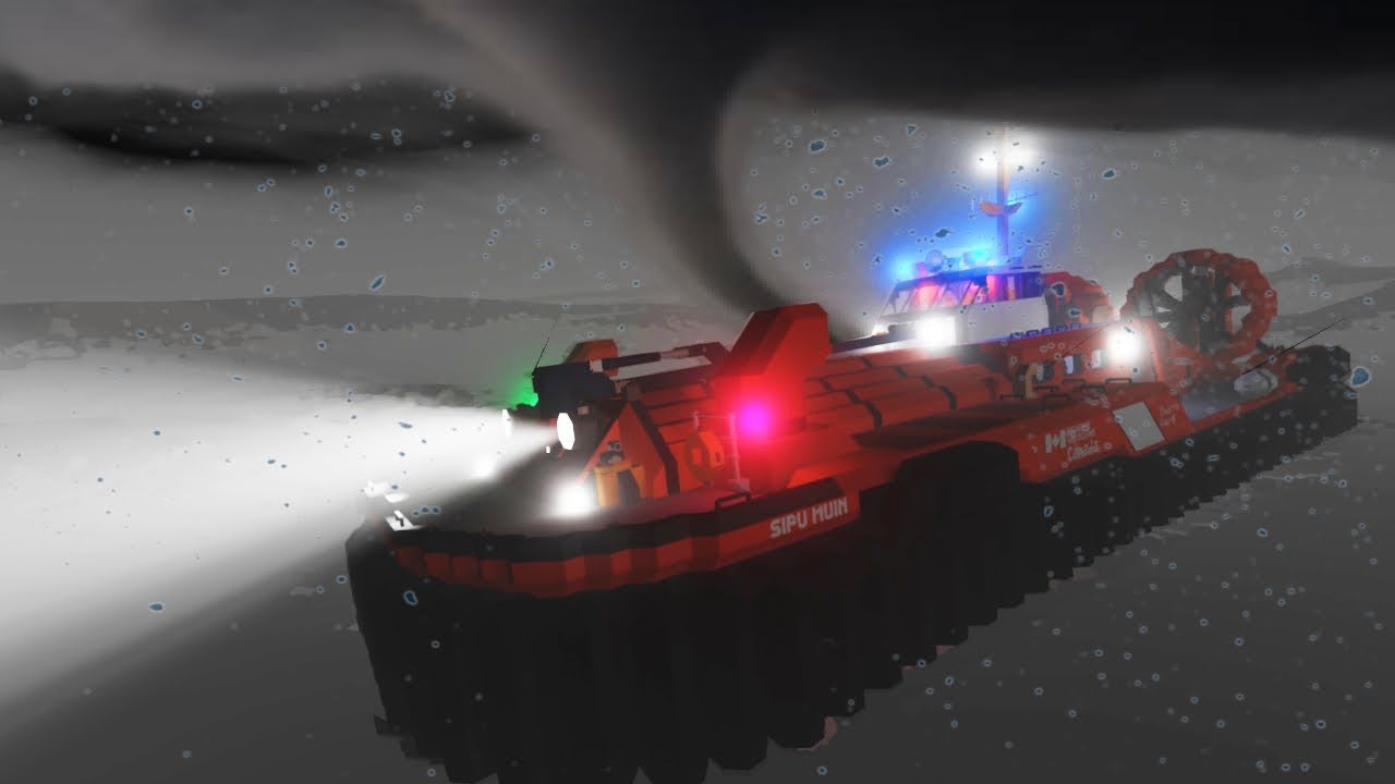 HOVERCRAFT STRUCK BY TORNADO? - Stormworks Multiplayer Gameplay Sinking ...