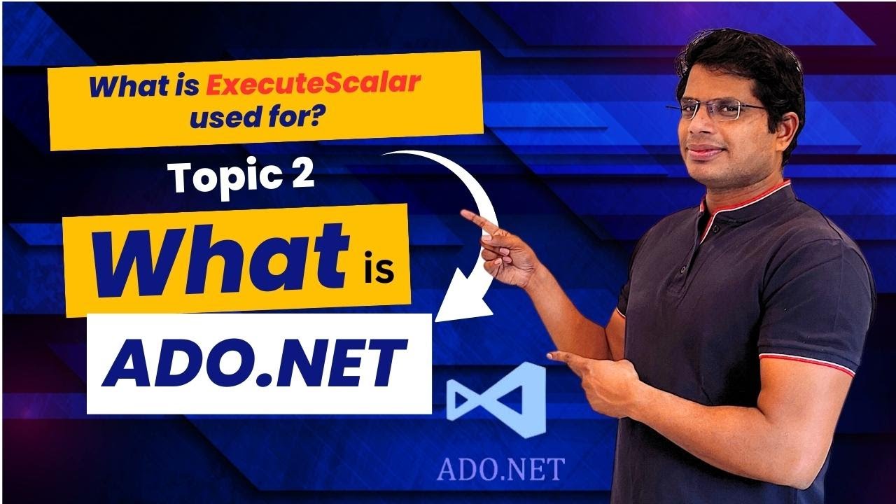What Is Executescalar In Ado Learn Ado In Hindi Youtube