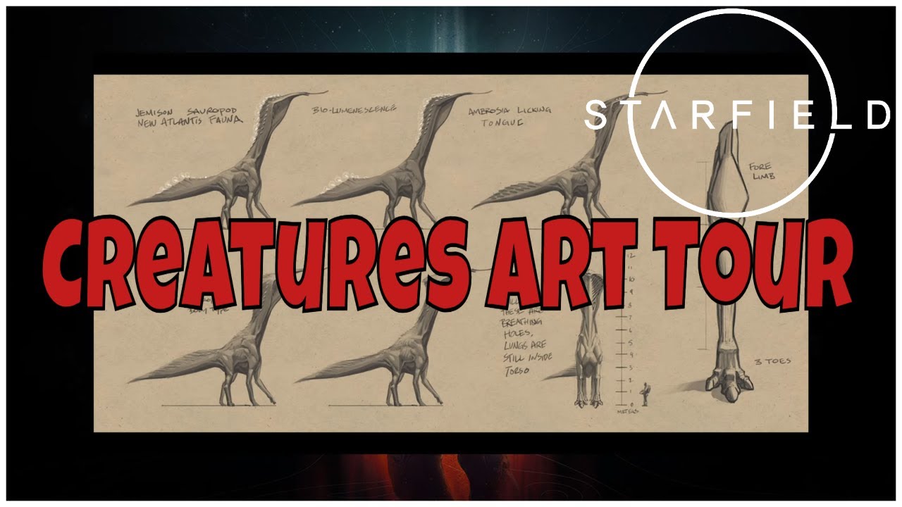 The Many Creatures in STARFIELD by: @BethesdaGameStudios - YouTube