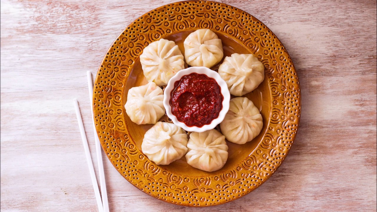 Steamed Veg Momo Recipe | Vegan Dumplings Recipe - YouTube