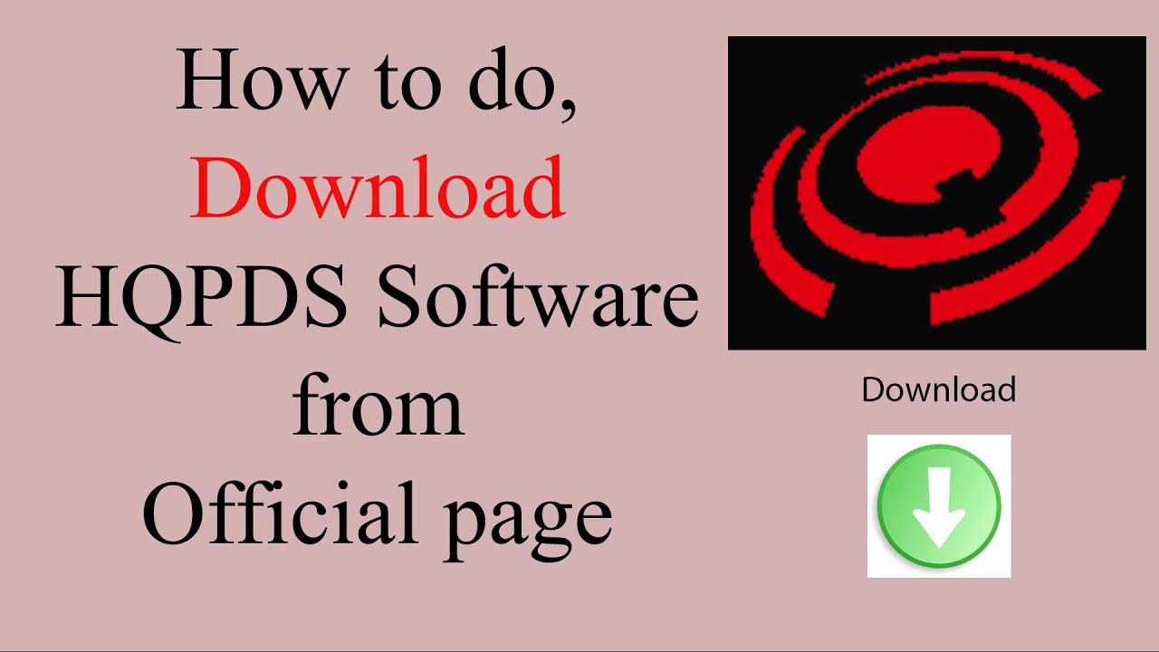 How to do,Download Hqpds Jacquard Programming Softwaer || in English - YouTube