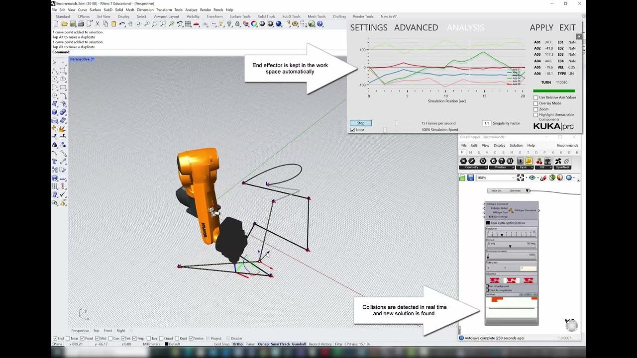 Robotic tool-path optimization for KUKA|prc - YouTube
