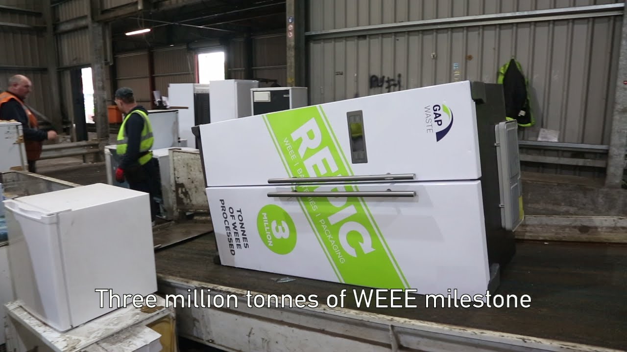 REPIC Three million WEEE recycled milestone short video - YouTube
