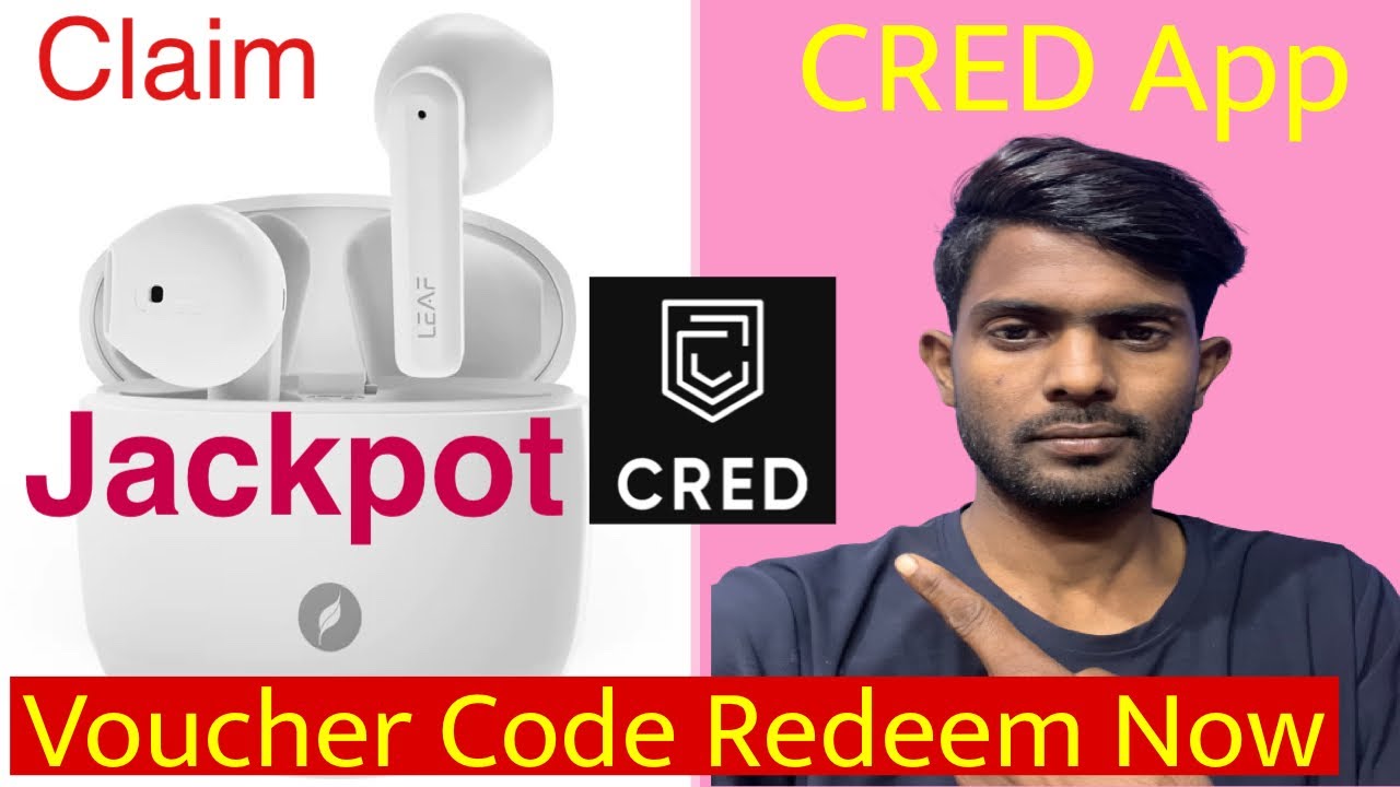 LEAF BUDS X142 TRUE WIRELESS EARBUDS CRED App Voucher jackpot Redeem ...