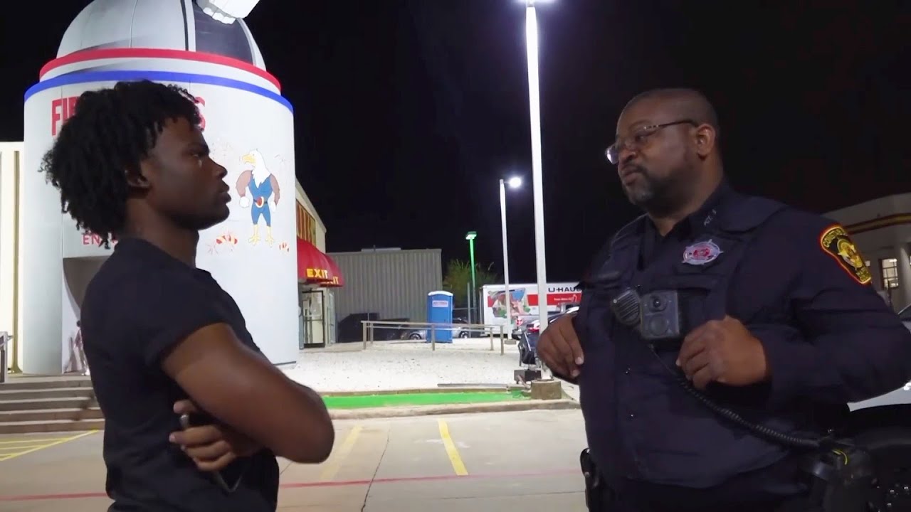 Kanel Joseph Gets Cops Called for Arsonry Prank - YouTube