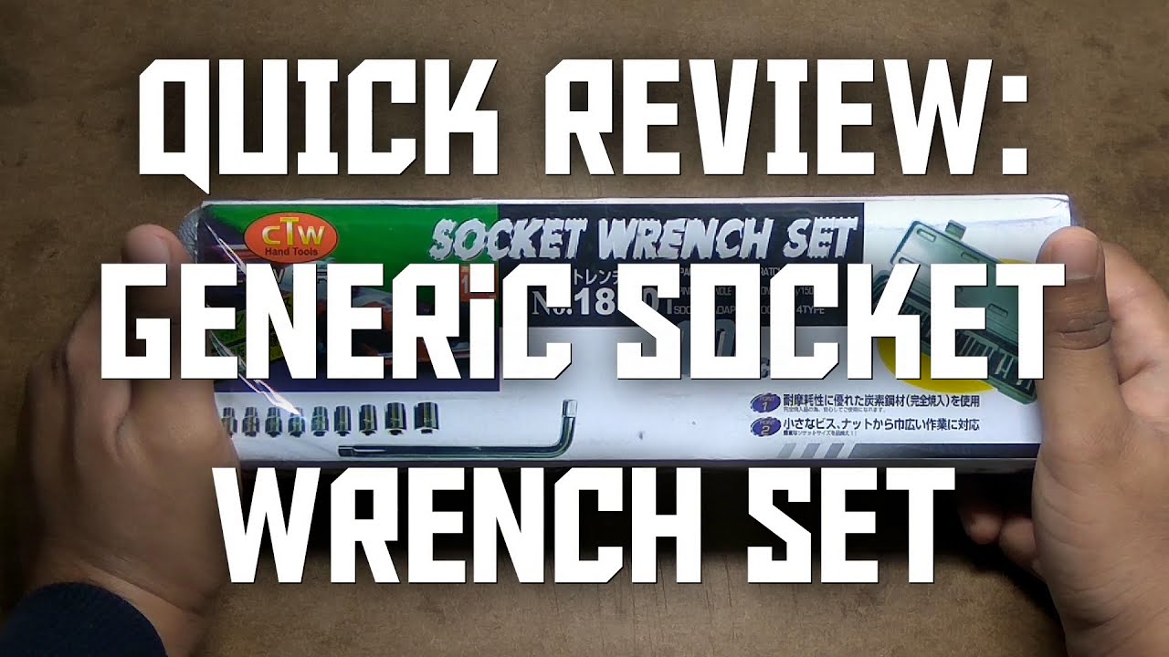 Quick Review: Generic Socket Wrench Set (Vs Branded Socket Wrench Set ...
