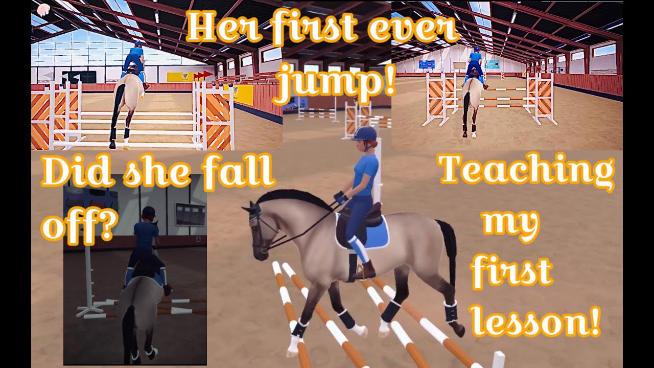 Teaching a horse riding lesson for the first time ever! |ETG RRP - YouTube