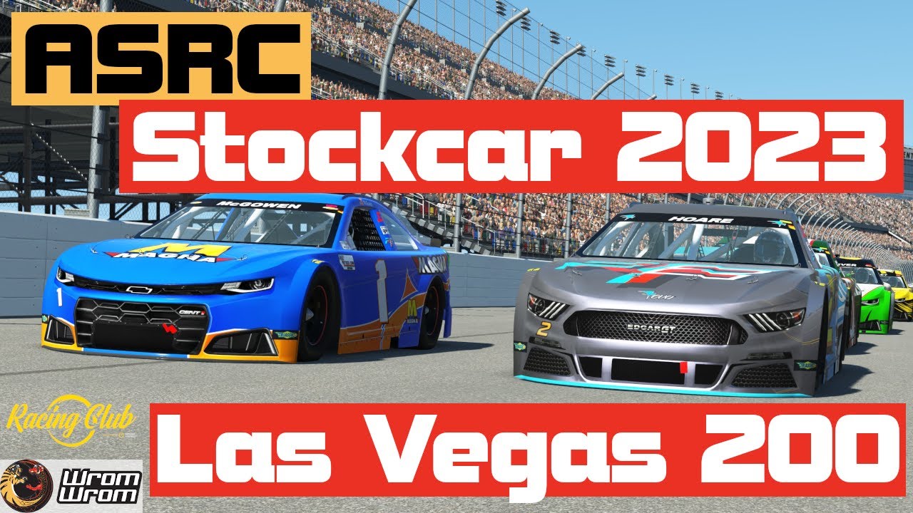 ASRC on rFactor 2 LIVE: "Nascar" Las Vegas 2023 - YouTube