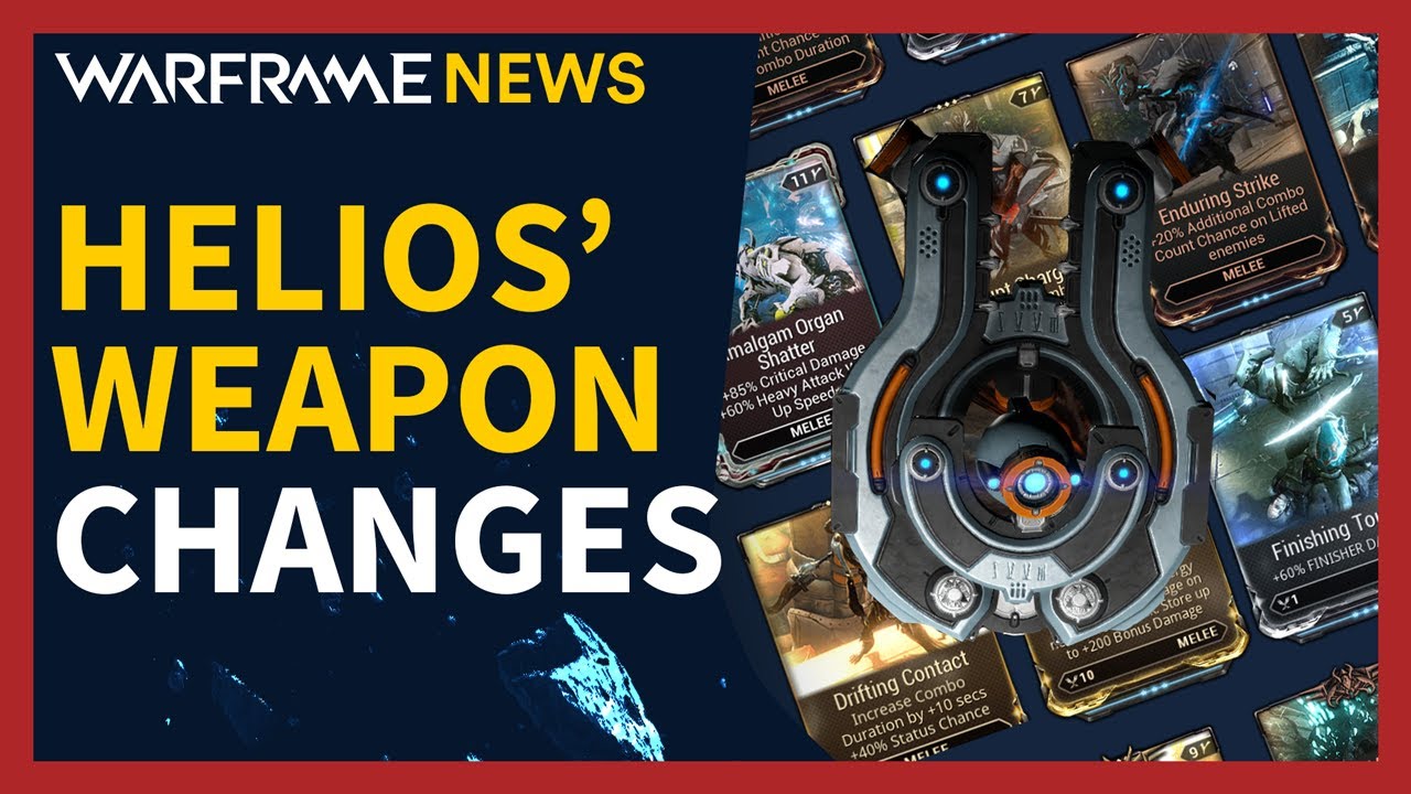 Helios Weapon Changes with Warframe Update 30.5 - YouTube