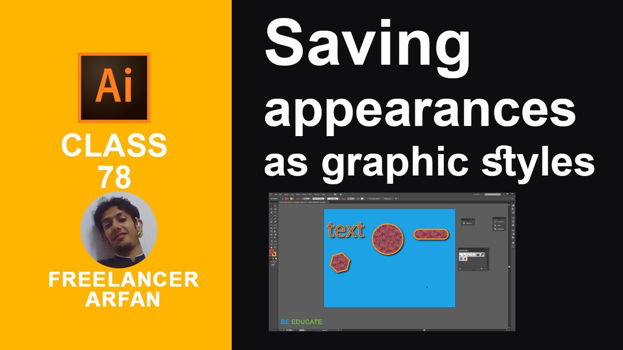 Adobe Illustrator Class 78 Saving appearances as graphic styles - YouTube
