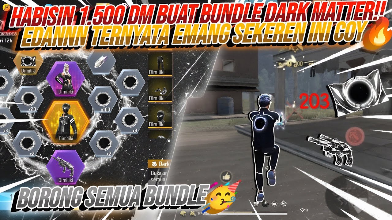 RELA HABISIN 1.500 DM BUAT BUNDLE DARK MATTER!! EDAN TERNYATA EMANG ...
