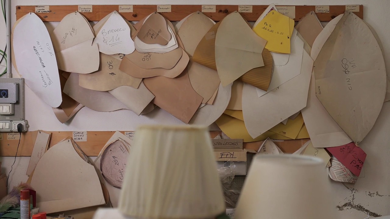 Behind the Scenes - Lamp Shade manufacturing - YouTube