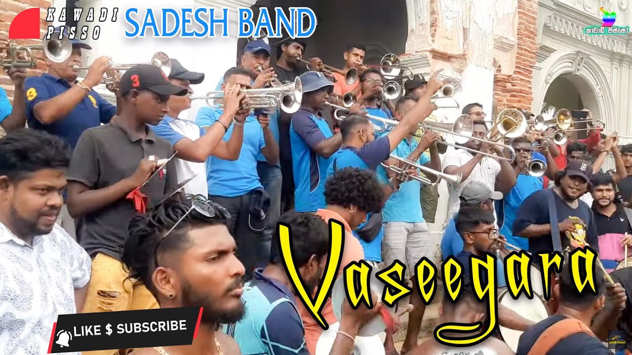 Vaseegara New Tamil Song ️ | සුපිරියට වැදුන සැපම සෙට් එක සදේශ් බෑන්ඩ්🎺🎺 ...