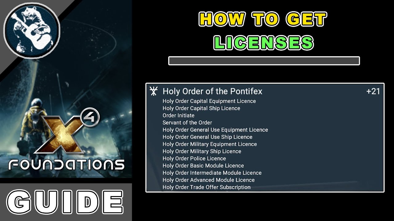 X4 Foundations How To Get License Beginner X4 Guide YouTube X4 Foundations How To Get License Beginner X4 Guide YouTube