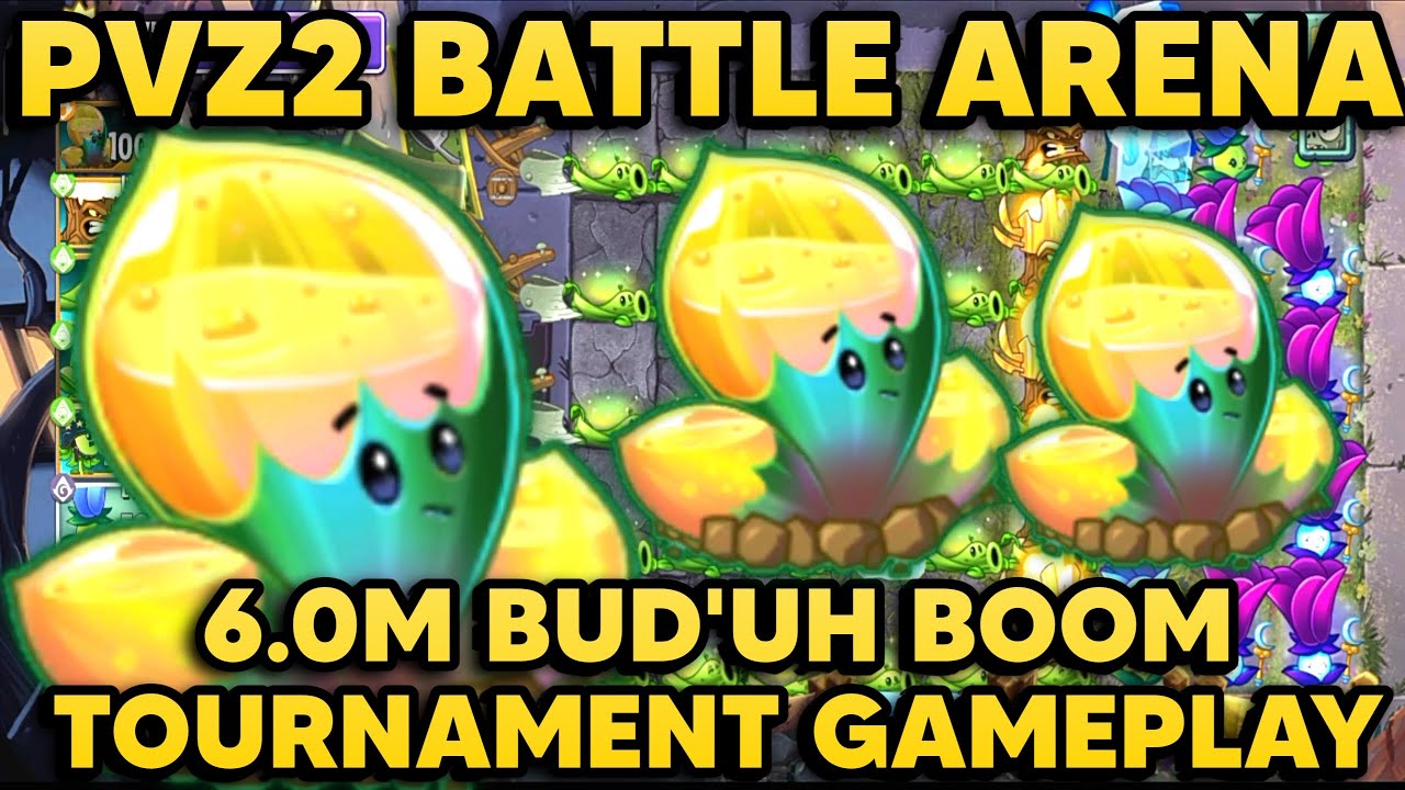 Plants Vs Zombies 2 Battle Arena 6.0m Bud'uh Boom Tournament Gameplay ...