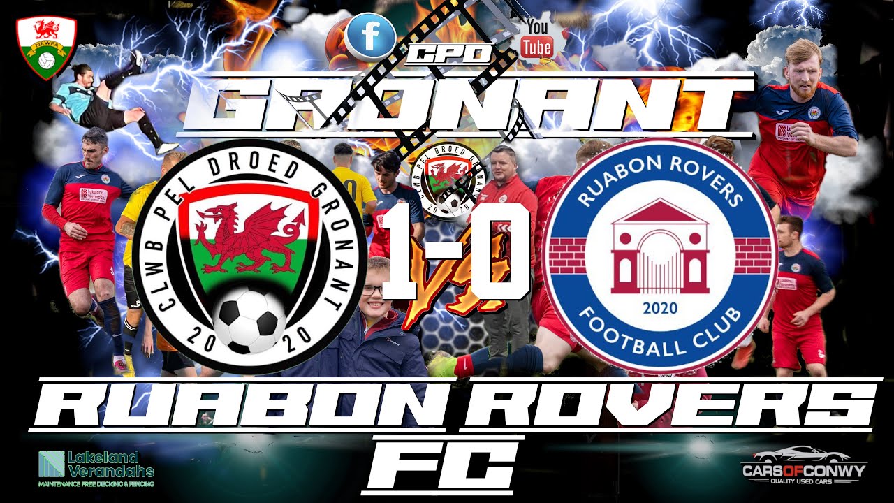 CPD Gronant 1 - 0 Ruabon Rovers F.C. Two Counties Cup Final. - YouTube
