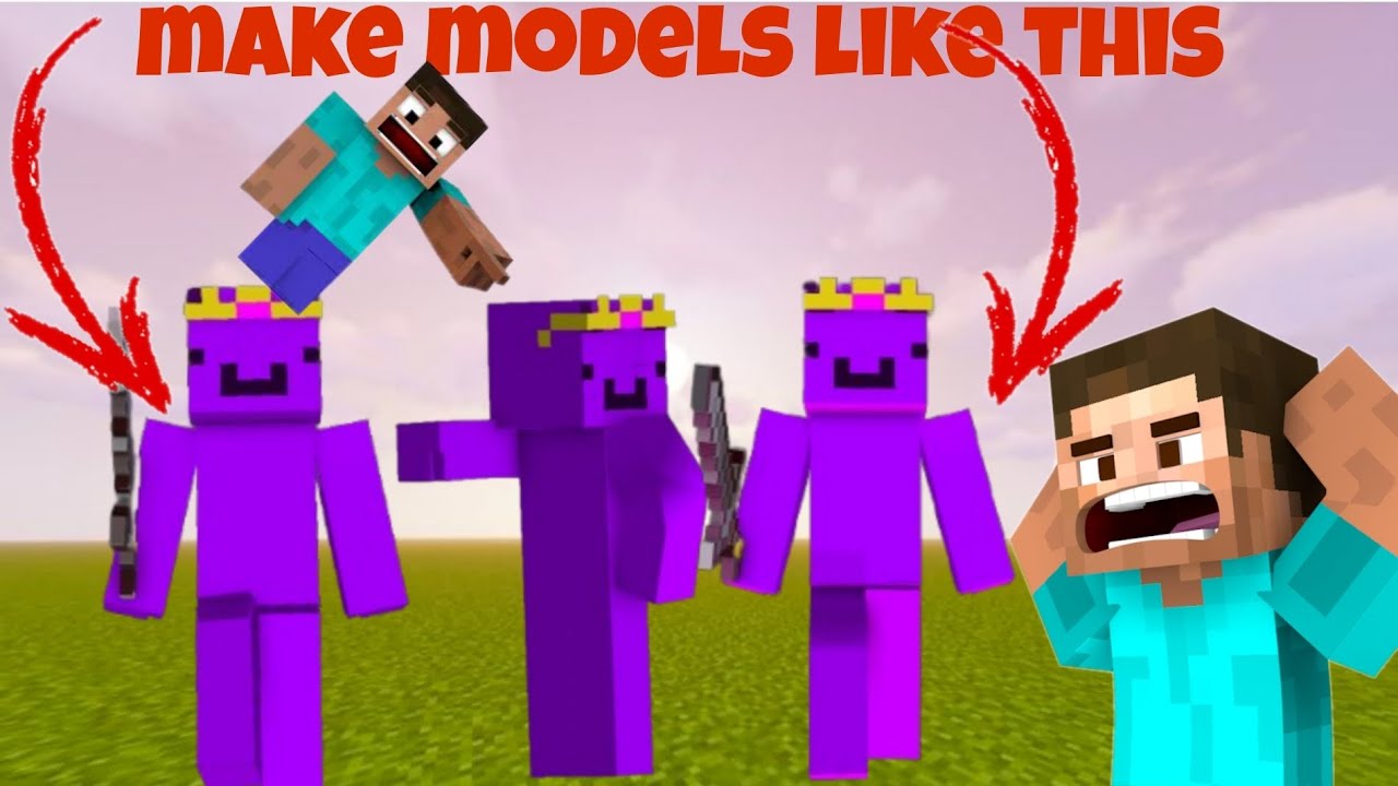 How to make minecraft models in Minecraft using prisma 3d#video # ...