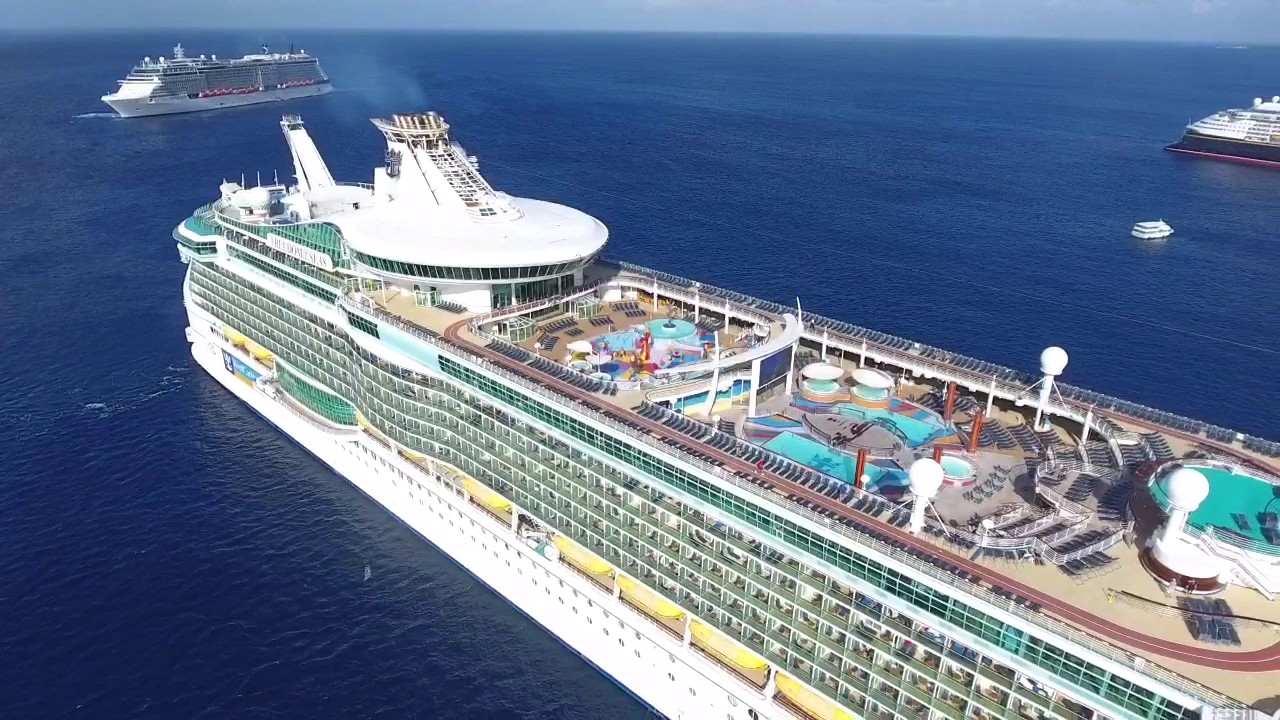 Freedom of the seas Grand Cayman 360 view - YouTube