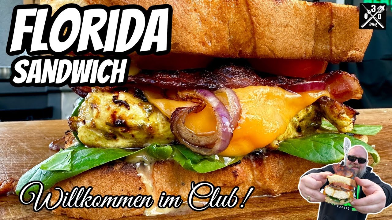Clubsandwich Florida Chicken So einfach - 030 BBQ - YouTube