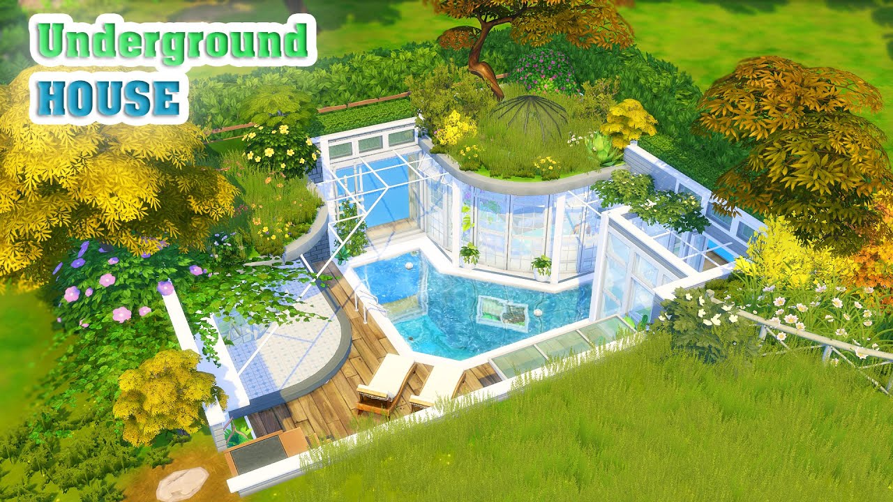 Sims 4 Build: I build a UNDERGROUND HOUSE for Your Sims - YouTube