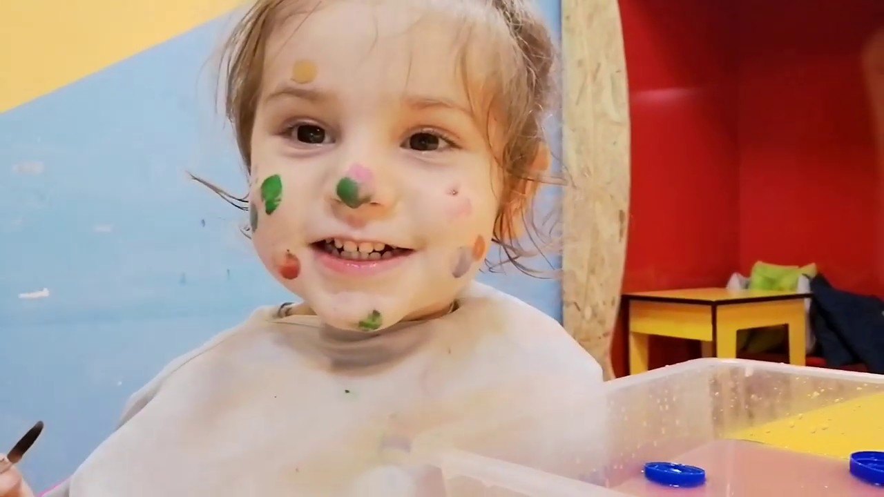 Challenge Face Painting | Funny Kids Video - YouTube