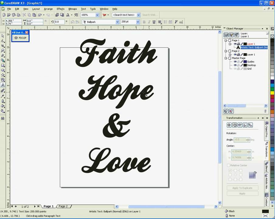 Faith Hope And love dot pattern - YouTube