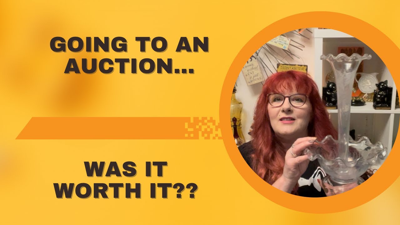 Vintage finds at an auction in Scotland! - YouTube