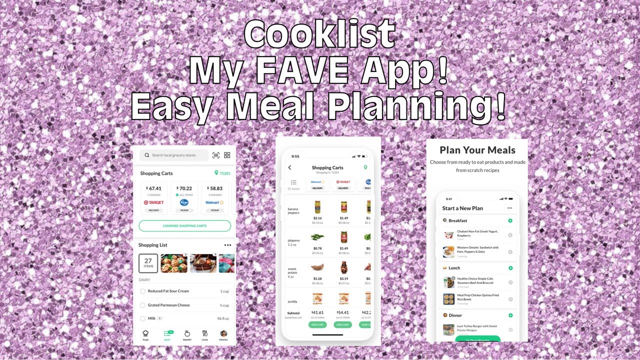 Cooklist App | Plan meals with what you have | Recipes | Shopping List ...