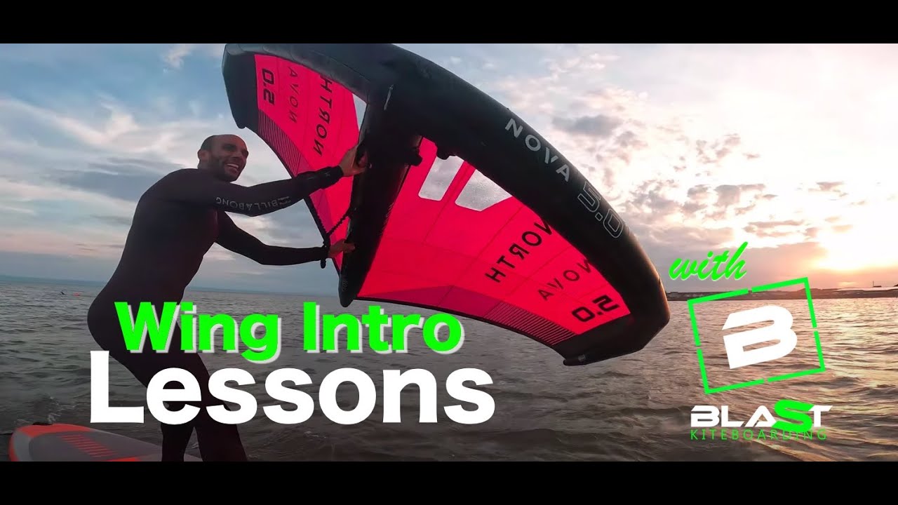 Wing Surfing Intro Lessons - YouTube