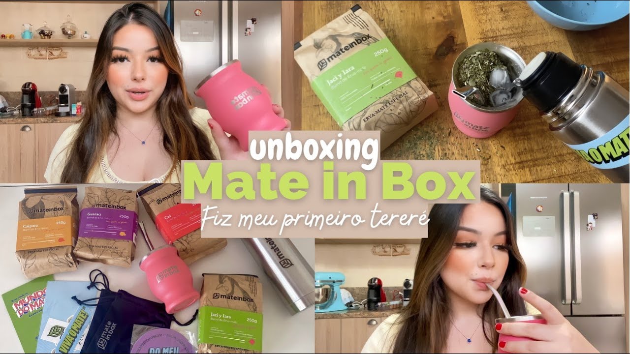 UNBOXING MATE IN BOX + FAZENDO MEU PRIMEIRO TERERÉ - YouTube