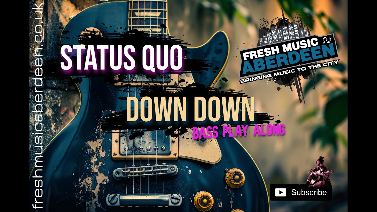 Status Quo - Down Down || Bass Guitar Play Along TAB - YouTube