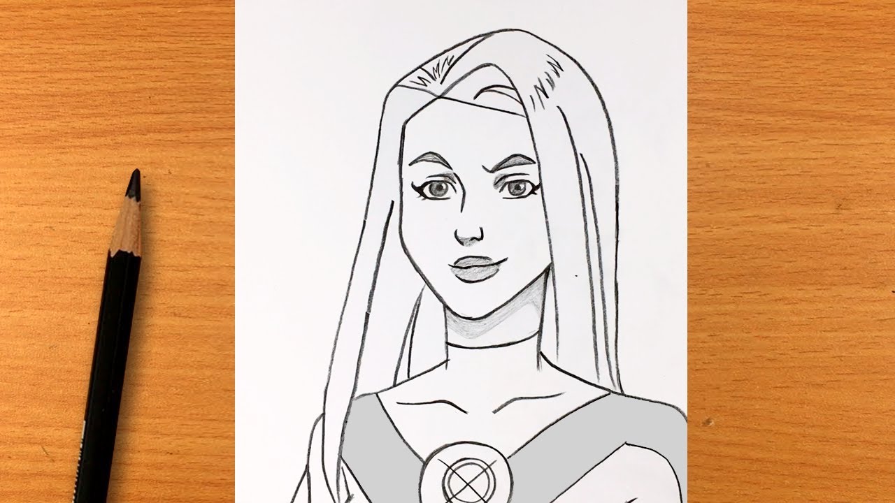 How to draw Atom Eve | step by step | invincible easy drawing - YouTube